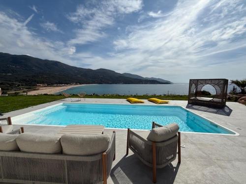 villa vue mer - Location, gîte, Masorchia, 20111 Calcatoggio (France ...