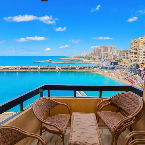 Alex Homes - Gleem Cozy Apartments Direct Sea View - Alejandría