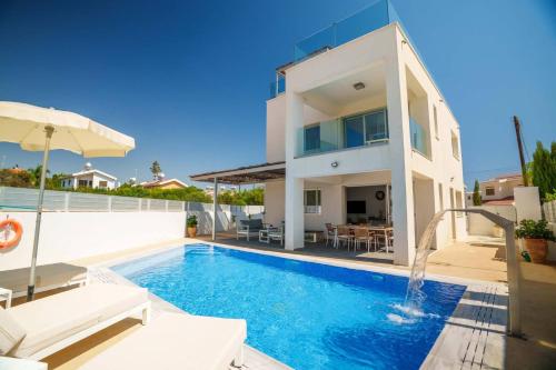 Geo Panoramic Villa Konnos - Pool, Game Room, Gym - Protaras