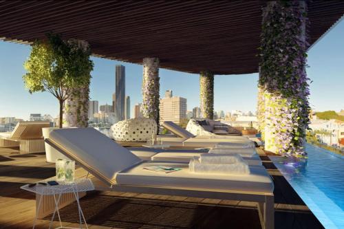 Modern Skyline Apartment 3br With Pool Gym And Tub - Spring Hill