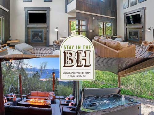 High Mountain Rustic Cabin Hot Tub Game Loft - Deadwood, SD