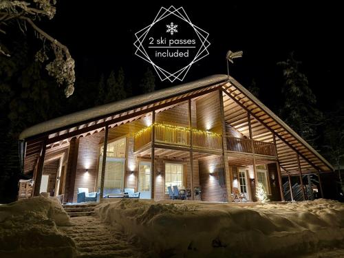 Villa Levi Snowlight, Modern & Cozy Cabin & 2 Ski Passes - Kittilä