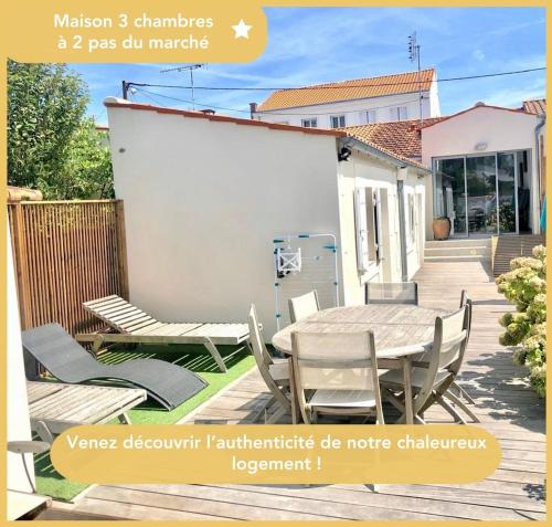 Charmante Maison Fourasine Centre-ville Jardin - Île d'Aix