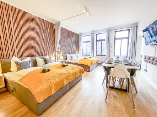 Ferienwohnung Im Zentrum Mit Infrarotkabine, Kostenfreier Tiefgarage, Kingsize Betten Und Balkon - Leipzig