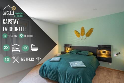 Capstay - La Rhonelle 2 Chambres- Netflix - Cuisine - Hôtel Ibis Valenciennes Centre