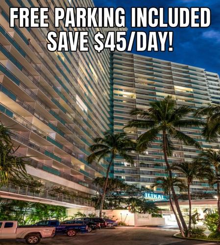 Waikiki Ilikai Tower- Free Parking Included-save 45 Dollar A Day - Honolulu