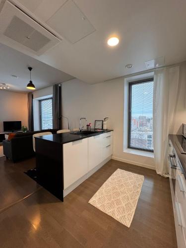 Kotimaailma Apartments - Upea Ylakerroksen Studio - Itsenaisyydenkatu - Tampere