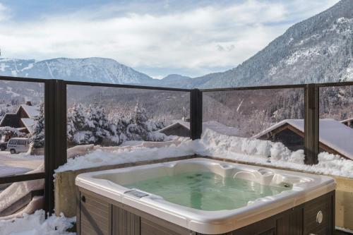 Grosse Pierre Chalet 180m2 Cheminee Jacuzzi Vue Taconnaz - Passy
