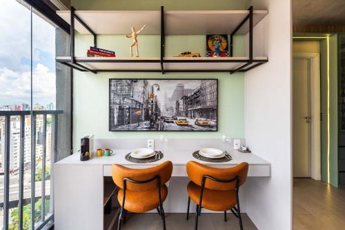 Studio Moderno Com Academia E Vista - Vn1407 - São Paulo