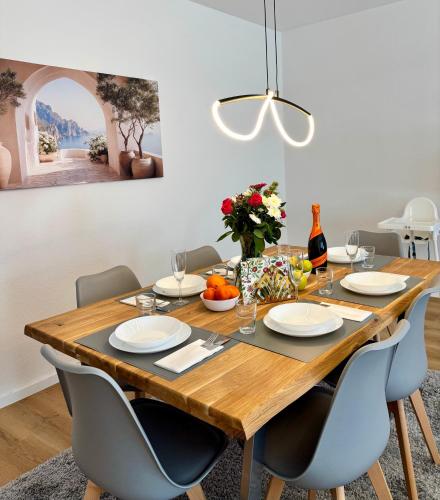 Olive Apartment Mit Balkonen & Elektrogrill, 24h Self-check-in, Free Parking, Netflix & Wifi, Top La - Essen