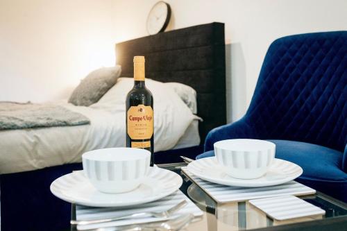 Modern Studio Flat L Sleeps 4 L Free Wifi L Leisure L One Castle Apartments - Leeds