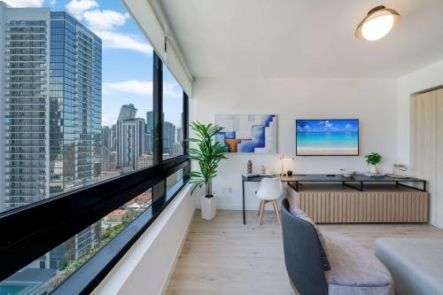 Sky Corner Residence- Pool Parking Amenities - Miami