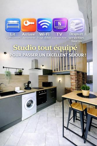 Be My Apparts, Studio De Charme "Le Carillon", Douai, Coeur De Ville - Douai