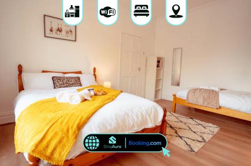 Beautiful 3 Bed, Free Parking & Sleeps 9 By Stay Aura Holiday Lets Gateshead - Gateshead