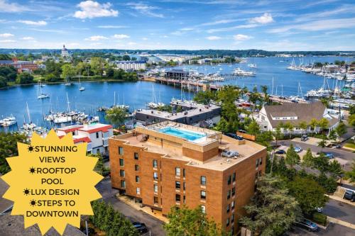 Luxury Rooftop Pool & Dock Steps To Downtown - Arnold, MD