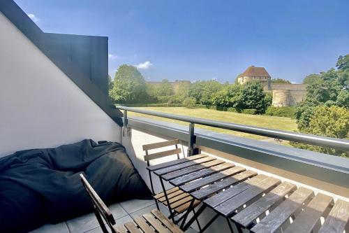 Appartement Vue Chateau - Parking Prive - 80m2 - Vaugueux Caen - Caen
