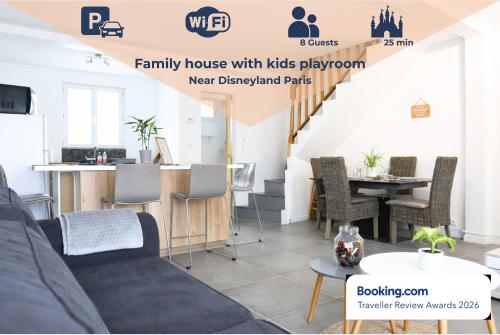 L'echappee Belle Trilportaise - 25 Min Disneyland - Wifi Gratuit- Streaming Gratuit - Meaux