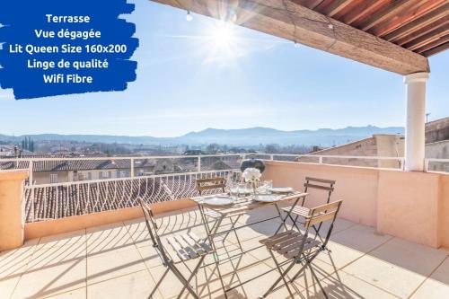 Mont Ventoux - Terrasse - Vue Degagee - Linge De Qualite - Fibre - Confort - Aix-en-Provence