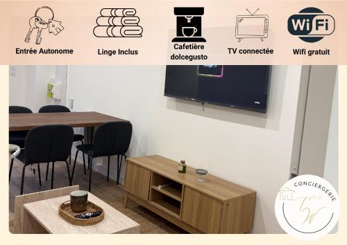 Charmant Appartement Moderne D - La Roche-sur-Yon