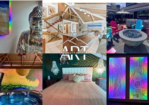 Artful Stay, Downtown, Spacious, Led Art, Hot Tub - North Park Hill - Denver
