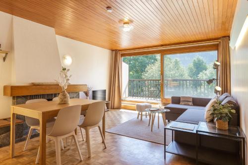 Plein Sud - Apart 2ch Vue Mt Parking Balcon Calme - Les Praz de Chamonix
