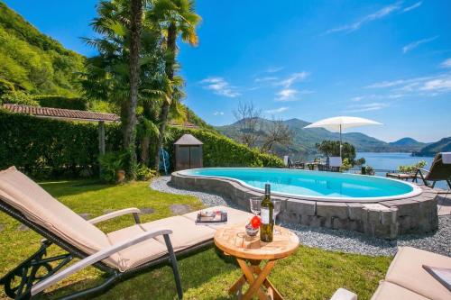 Morcote Magic View & Pool - Happy Rentals - Morcote