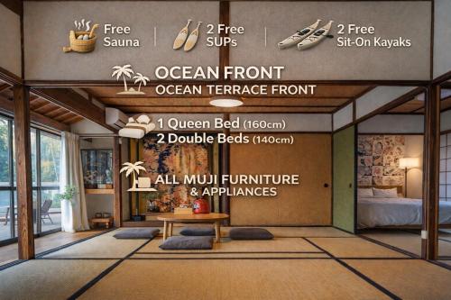Remote Island Muji Style Oceanfront Sauna Art Injima Naosima Setouchi Private Lodging - Okayama, Japan
