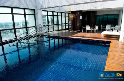 Beach Class Boa Viagem - Flat Studio B Piscina Academia Sauna - Boa Viagem