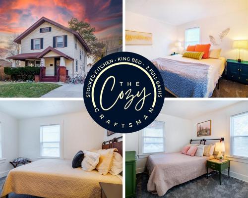 King Bed, Stocked Kitchen, Easy Driveway Parking, 2mi To Downtown & Coliseum - Three Rivers Festival