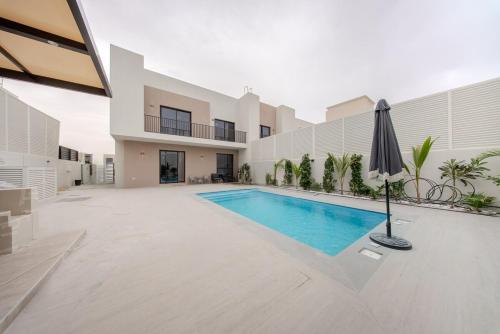 5br Private Pool Villa In Sharjah - Bbq Area - Nasma - Sharjah