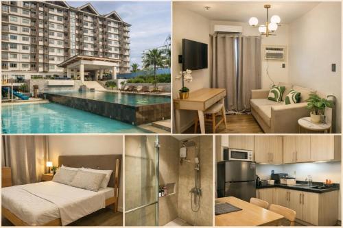 Cozy 1br With Balcony, Sea View And Pool - Fast Wifi - Snug Sanctuary - Talisay