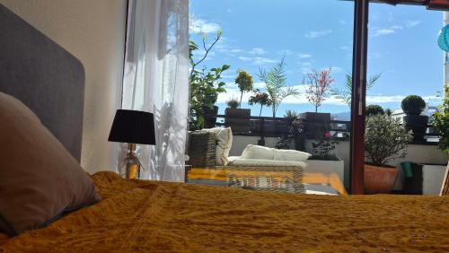 Sunny Terrace Oasis With Mont Blanc View In Central Geneva - Genève