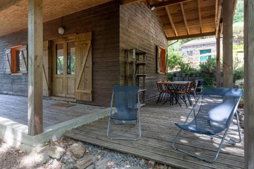 Chalet Orange - Piscine Partagee - Ardèche