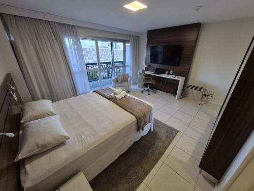 Flat Moderno Em Shn | Estrutura Completa + Wifi - Brasília