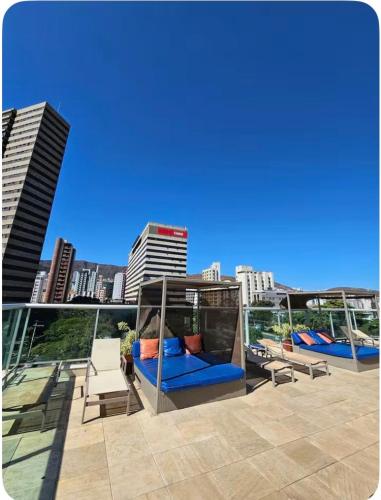 Flat No Hotel Bourbon, Com Linda Vista Do 22 Andar - Belo Horizonte