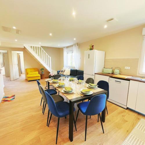 Grand Appart 130m2 - 5 Chambres Et 3 Salles De Bain Pour 13 Pers - 15 Min Disney - Parking Gratuit - Lagny-sur-Marne
