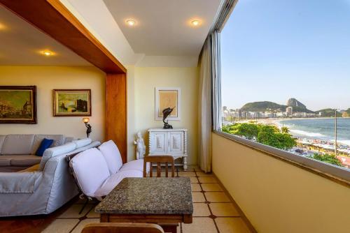 Classico 4qtos Frente Mar Com Garagem |A 3484/602 - Rio de Janeiro