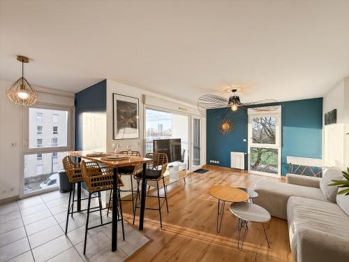 L'onyx - Balcon & Garage Prive - Spacieux & Coeur De Rennes - Rennes