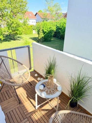 Stilvolles Boho-apartment Nahe Mainz Mit Balkon & Parkplatz - Mainz