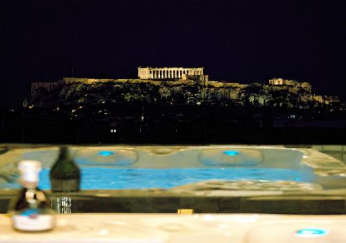 Athens Skyline Penthouse Jacuzzi Acropolis View - Athens