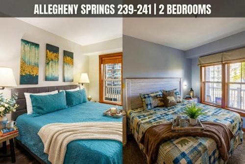 2 Side-by-side Condos 2 Kitchens Ski-inout Sleeps 9 - Snowshoe, WV