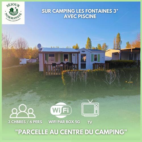 Sejour Normandie - Mobilhome Confort 3ch-6p Avec Tv & Wifi Dans L'eure - Normandy