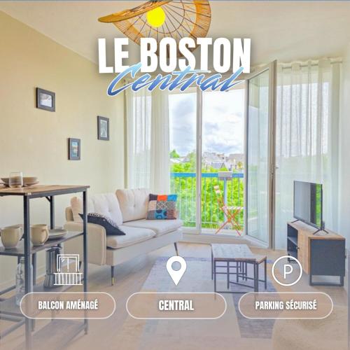 Le Boston - Balcon, Central & Stationnement - Saint-Brieuc