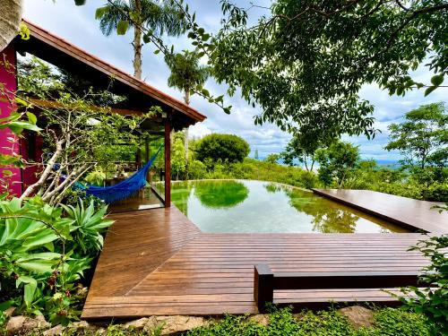 Casa Rosa - Paraiso Na Natureza Piscina Natural, Wi-fi - 25 Minutos Do Centro - Brasilia