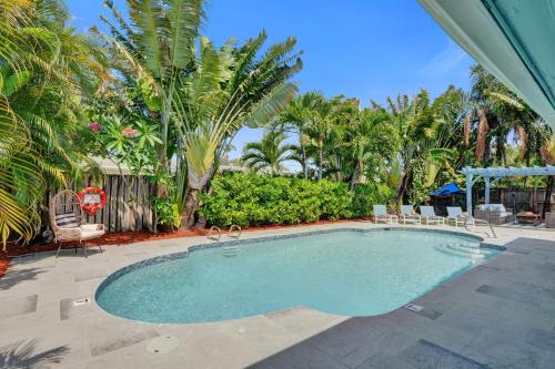 Modern Villa With Heated Pool, Pergola, Mini Golf, Wilton Dr And Beach - Fort Lauderdale