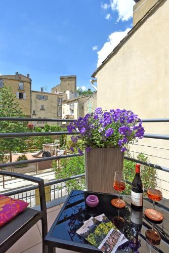L'amarilys Chambre D'hote Au Coeur Du Village, Terrasse Avec Vue Sur Le Chateau - Orange
