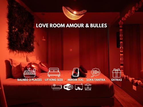 Love Room Valence - Amour Et Bulles - Balneo - Clim - Terrasse - Bourg-lès-Valence