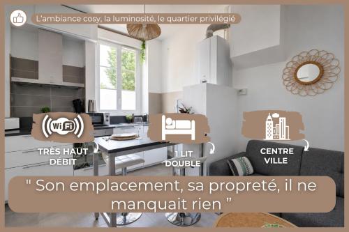 Chamotte Hyper Centre Wifi Cosy - Bourg-en-Bresse