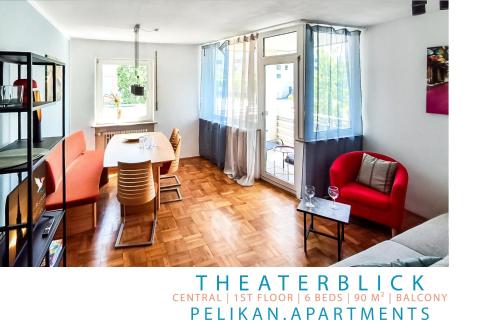 Theaterblick - 3 Zimmer Apartment Am Theater - Ulm