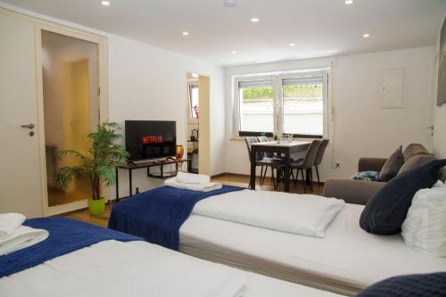Apartment Fur 3, 2 Boxspringbetten, Internet & Parkplatz - Dortmund